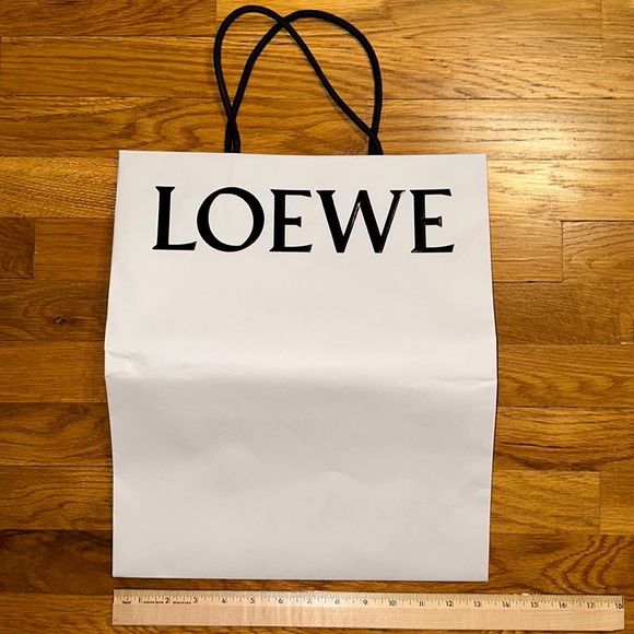 Loewe | Other | Loewe Shopping Bag White | Poshmark